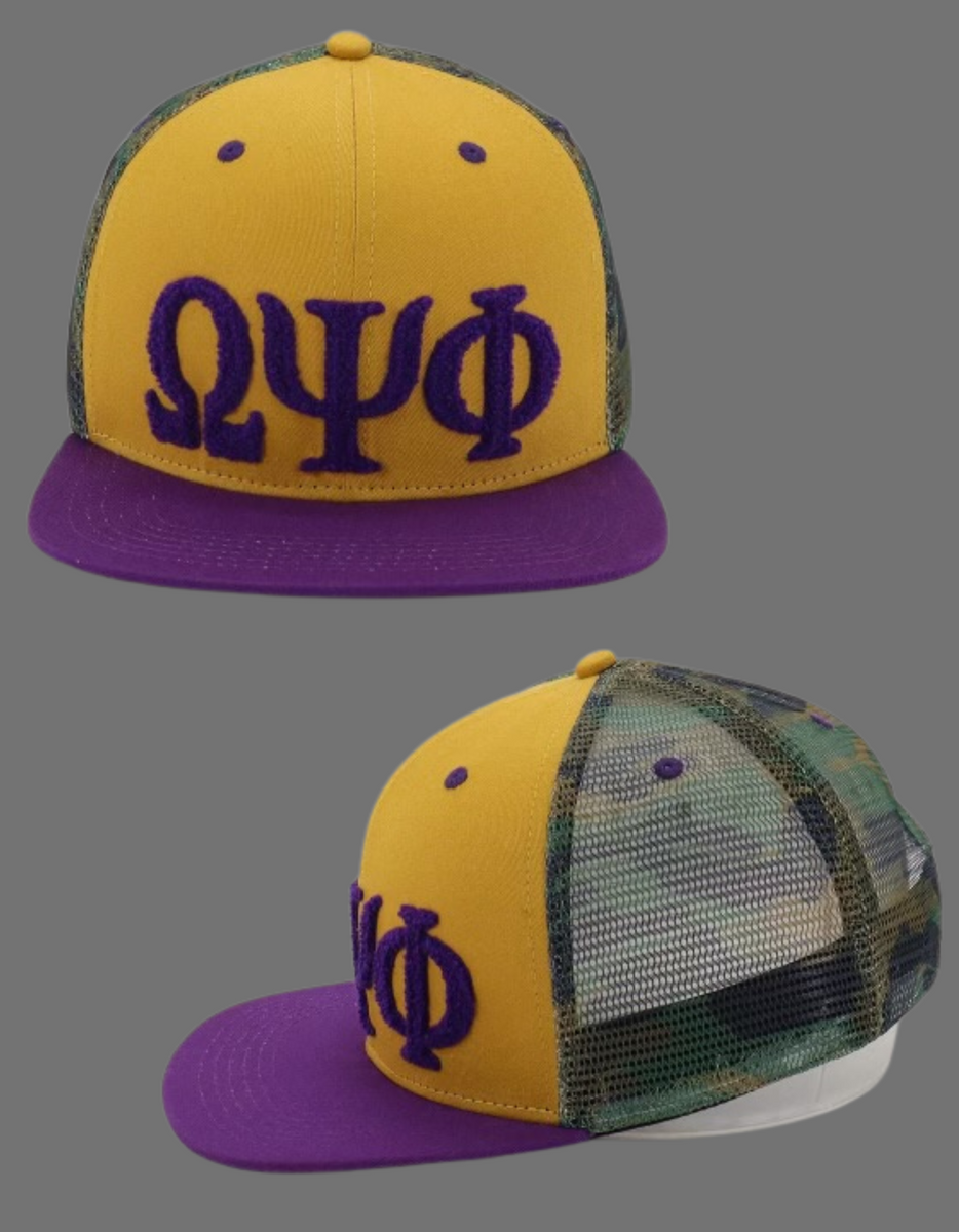 Que Psi Phi Chenille Trucker SnapBack – Alpha 2 Omega Gift Co